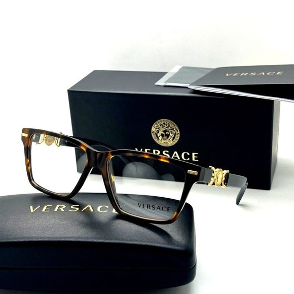 Versace | Accessories | Nwt Versace Ve3335f 544 Havana Eyeglasses | Poshmark
